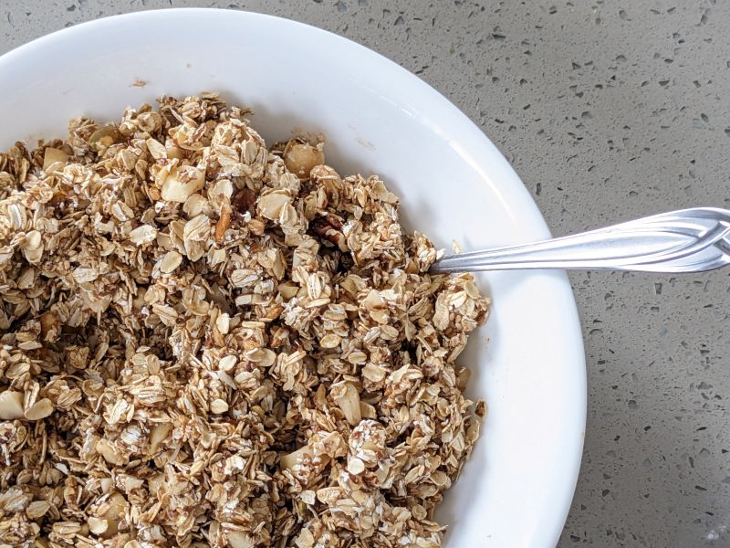 Easy Homemade Toasty Granola - Balanced Hawaii Eats