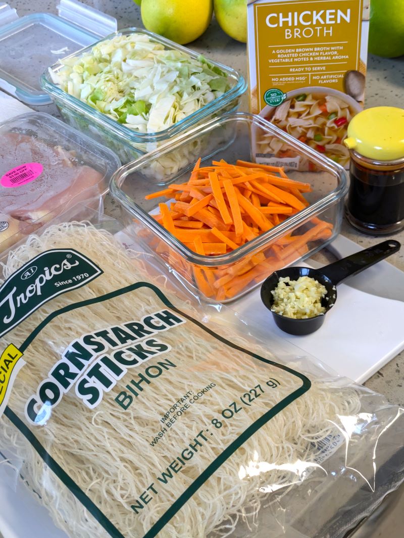 Easy Pancit Bihon - Balanced Hawaii Eats